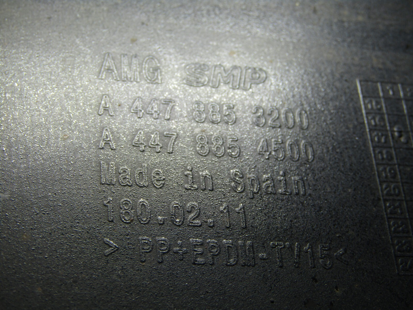 GENUINE MERCEDES VITO W447 AMG REAR BUMPER PDC A4478853200 A4478854500 ...