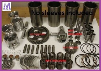 Engine Rebuild Kit Fits GAS Nissan Datsun H20 Komatsu Forklift Pistons ...