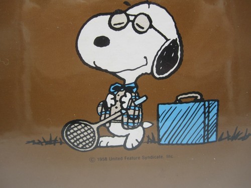 Vintage Snoopy Clipboard Folder Success Story Peanuts Funny Humorous ...