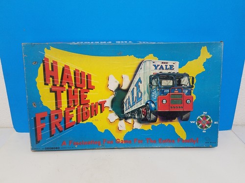 VINTAGE "HAUL THE FREIGHT" 1962 TRUCK YALE TRUCKING BOARD GAME RARE ...