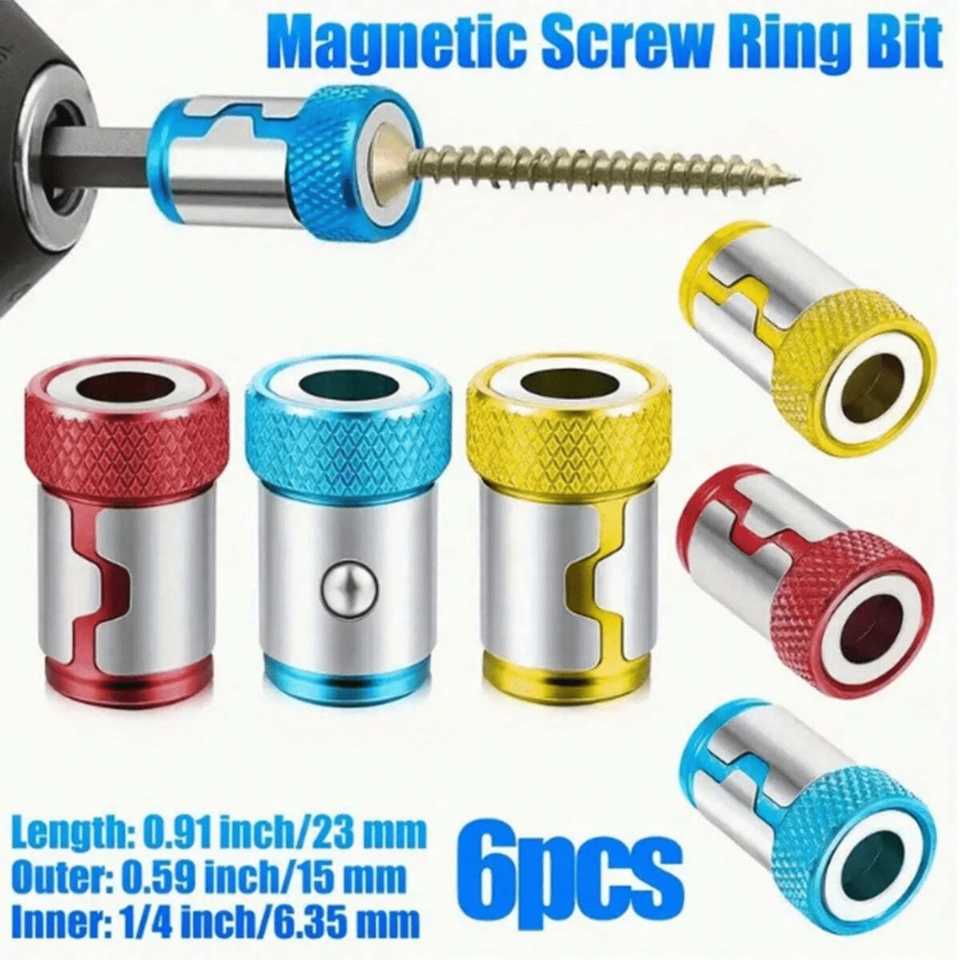 Magnetic Screwdriver Head Extension Pivoting Bit Tip Non-Slip Magnetic ...