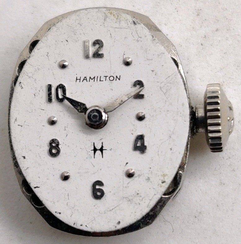 Vintage Hamilton Cal. 761 22 jewel watch movement running | eBay