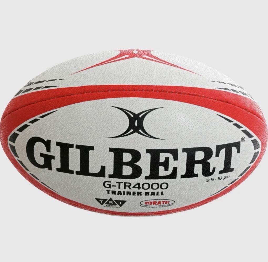 Gilbert G-TR4000 Training Rugby Ball Red Size 5 Fast Post Brand New ...
