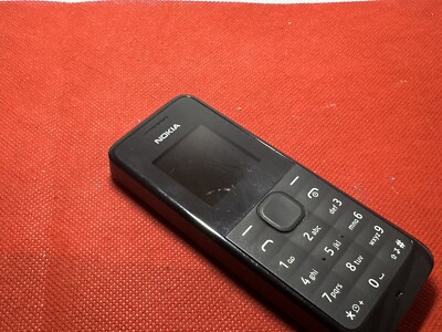 Nokia 105 Black ( Unlocked ) Mobile Phone RM-908 Crack On Glass | eBay UK