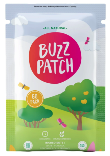 Buzz Patch mosquito repellent patch stickers- NAT PAT Natural Patch Co ...