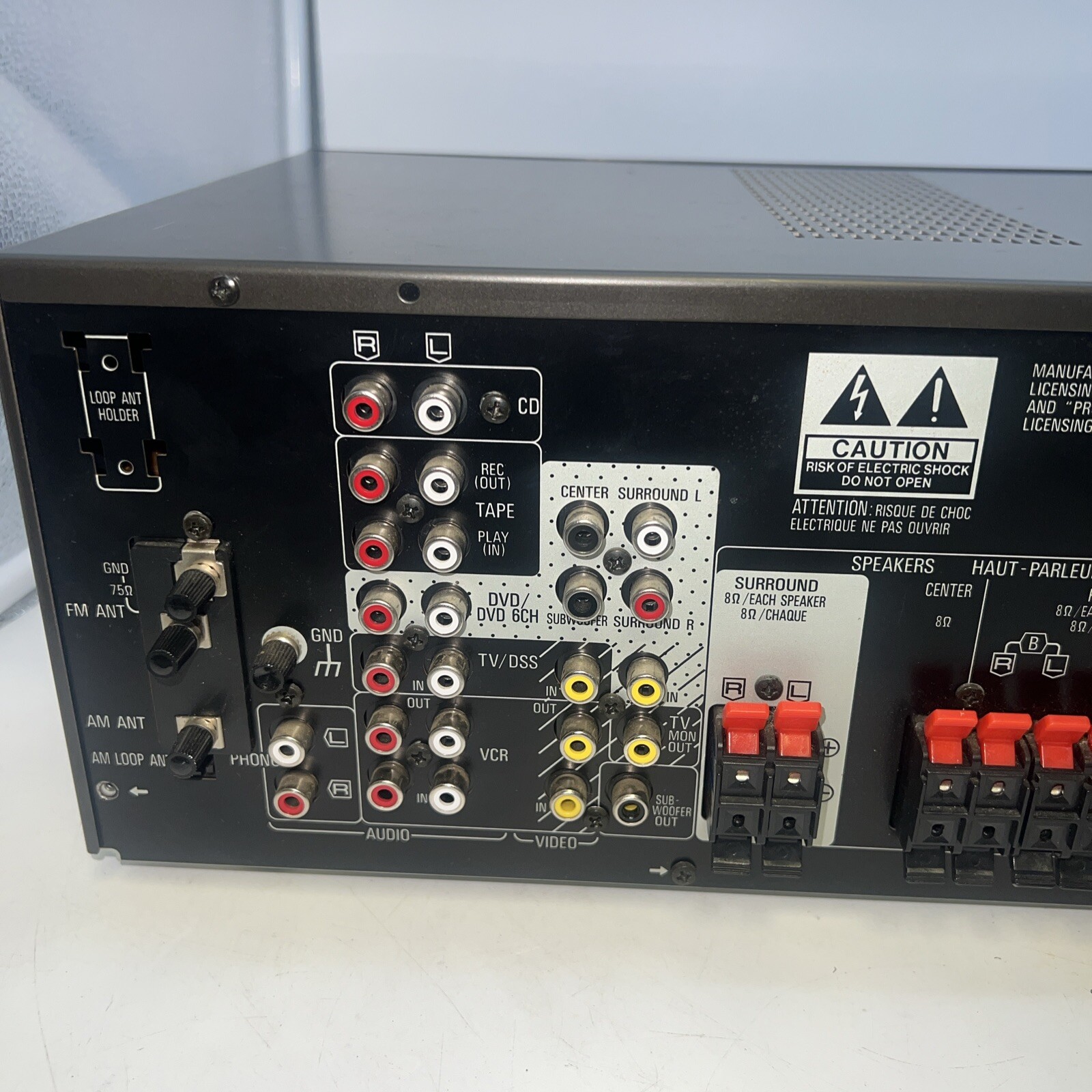 TECHNICS MODEL SA-AX720 STEREO SURROUND RECEIVER 100 WATT 6 CHANNEL ...