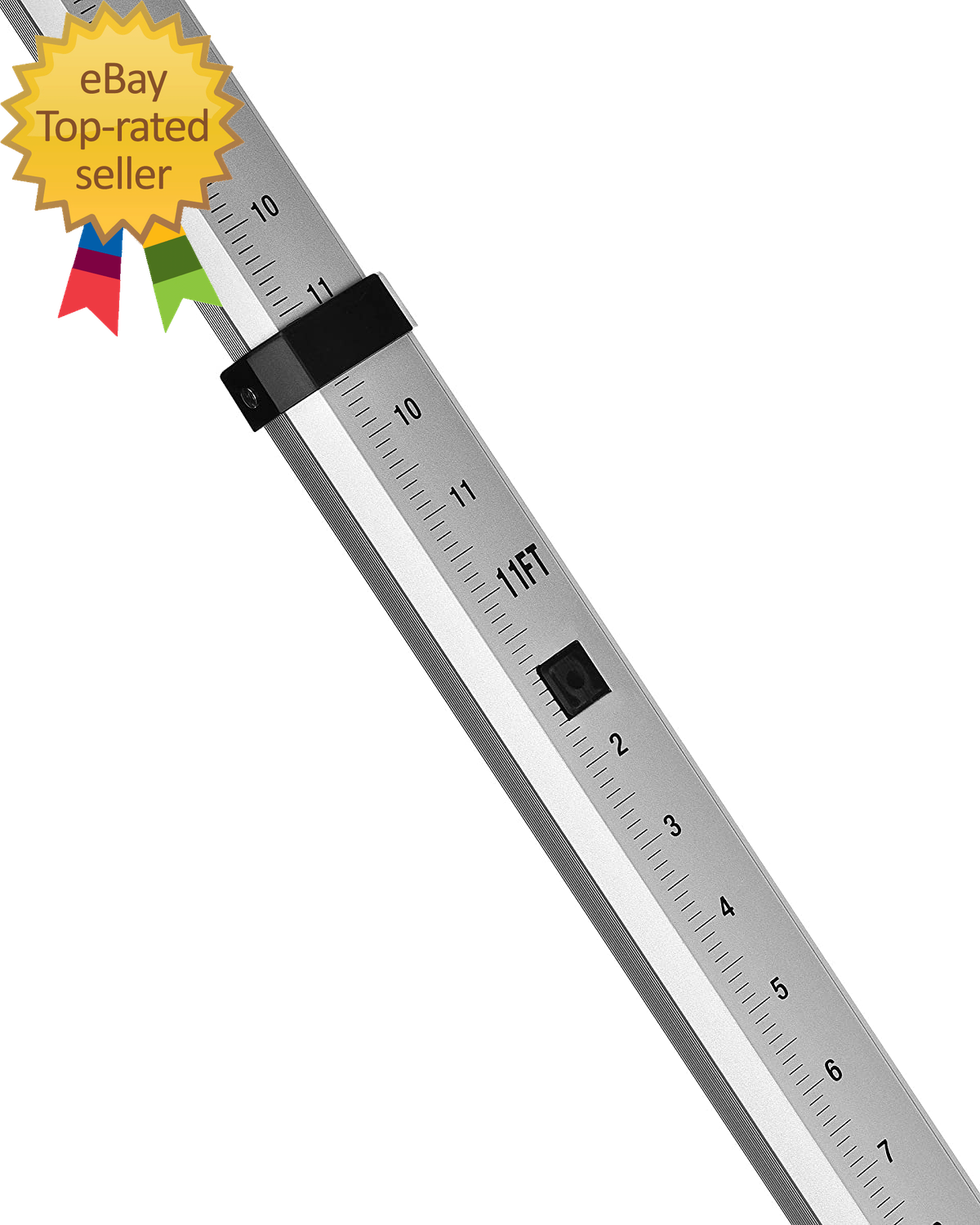 16-Foot Aluminum Grade Rod – 8Ths, Dual Sided 5-Section Telescopic ...
