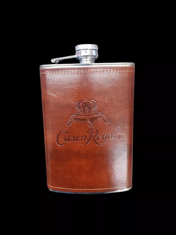 Crown Royal Whisky Limited Edition Signature Leather Flask Brand New | eBay