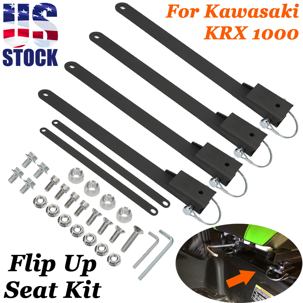 Flip Up Seat Kit & Quick Pin Removal 12mm Bolt Heads Tool for Kawasaki ...