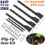 Flip Up Seat Kit & Quick Pin Removal 12mm Bolt Heads Tool for Kawasaki ...