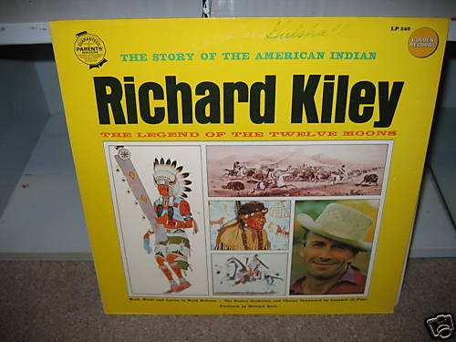 Richard Kiley Story of the American Indian LP GOLDEN 1970 Leonard de ...