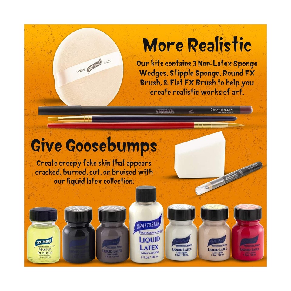 Graftobian Special FX Trauma Pro SFX Makeup Kit - Professional Makeup ...