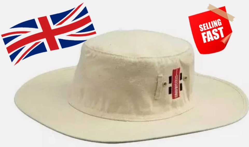 Gray-Nicolls Cricket Sun Hat Cream Sunlight Protection Cricket Cap ...