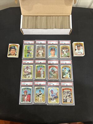 1972 TOPPS BASEBALL COMPLETE SET 787 Cards NM-MT / MINT SHARP Beautiful ...