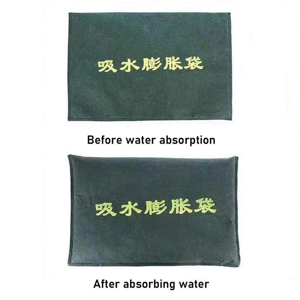 Water-absorbing Expansion Bag Flood Prevention Sandbag Garage Water ...