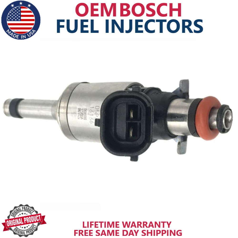 x6 GENUINE BOSCH Fuel Injectors For 2015-2018 Ford Transit-150/250/350 ...