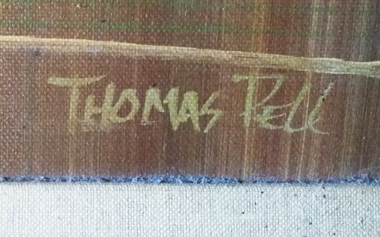 John Thomas Pell large mid-century original lansdcape oil painting | eBay