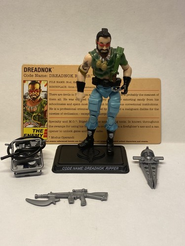GI JOE **Dreadnok Ripper** 25th/30th/50th action figure *COMPLETE* | eBay