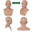 IMI Realistic Silicone Full Head Face Mask Party Prop Cosplay Male Hood ...