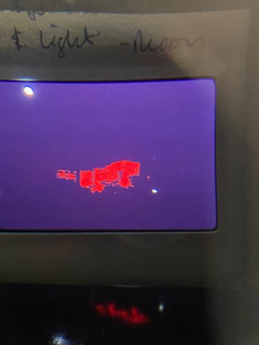 Vintage 1983 Photo Found 35mm Acropolis Red Light Show Athens Greece ...