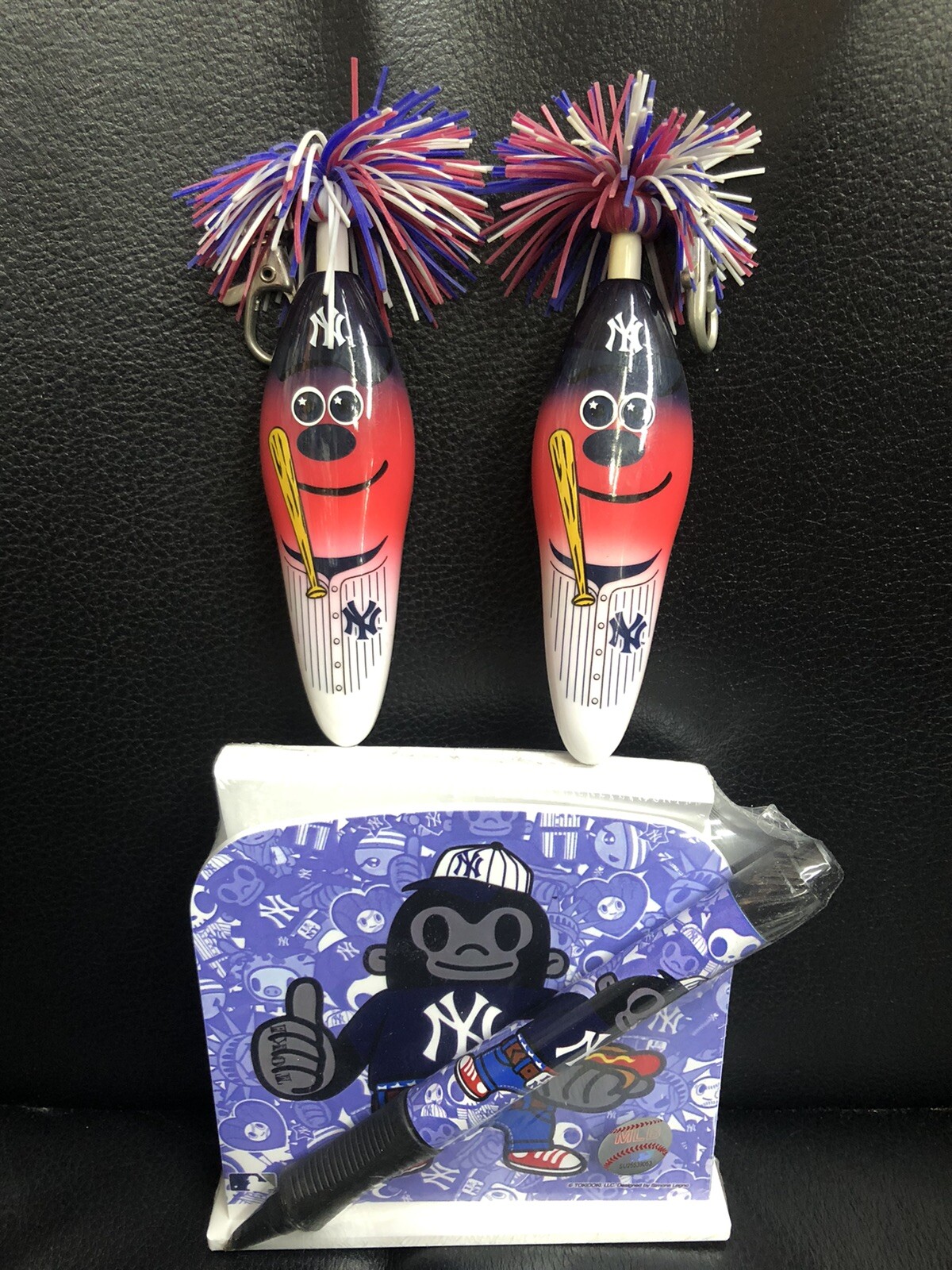 new york yankees Kooky Klicker Pen Lot Of 2 + Pen Stationary Pad ...