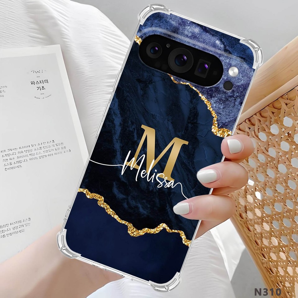 Luxury Slim For Google Pixel 10 Pro XL 9 Pro 8A 7 6 Personalised Name ...