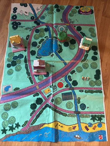 vintage polly pocket pollyville Map And Playsets | eBay
