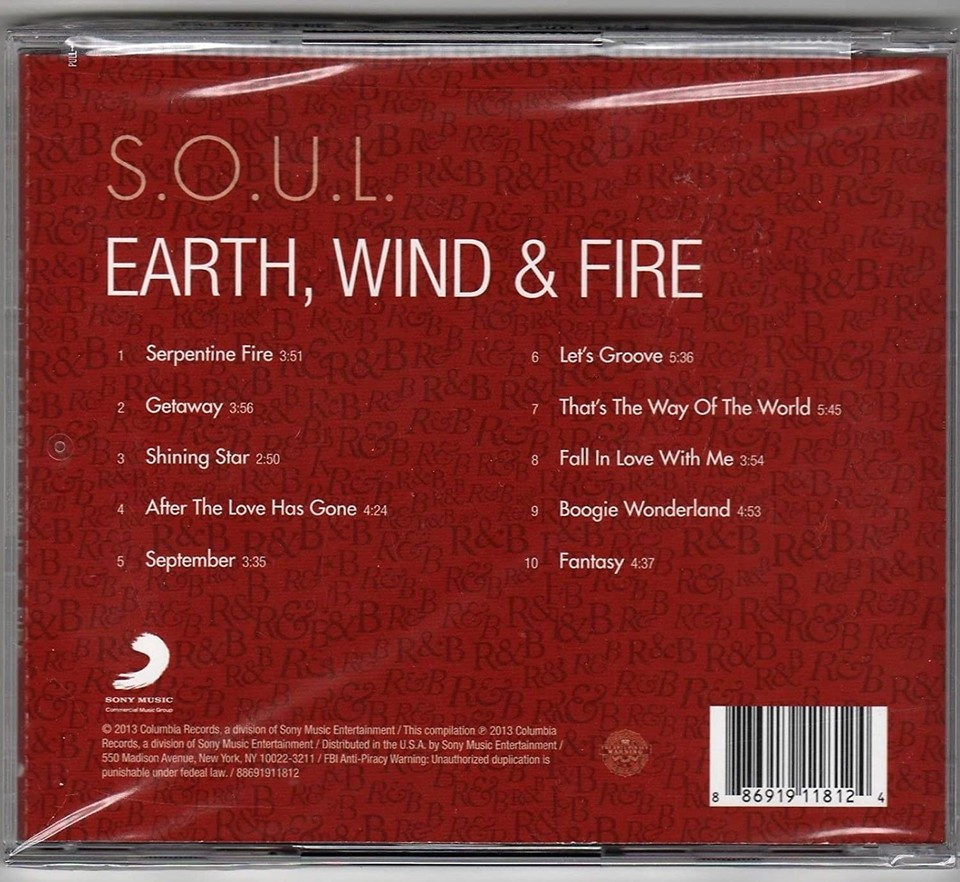 Wind & Fire Earth S.O.U.L: Earth, Wind & Fire (CD) (US IMPORT) | eBay