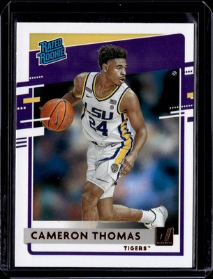 Cameron Thomas 2021 Panini Chronicles Draft Picks #40 LSU Tigers | eBay