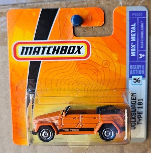Matchbox 2009 - VOLKSWAGEN THING TYPE 181 [ORANGE] NEAR MINT VHTF CARD ...