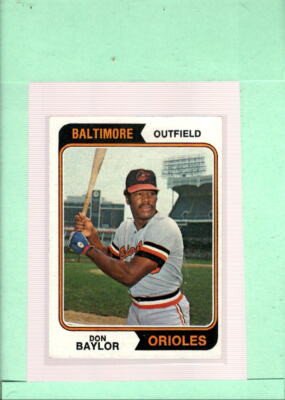 1974 Topps #187 Don Baylor NM Near Mint Orioles ID:43267 | eBay