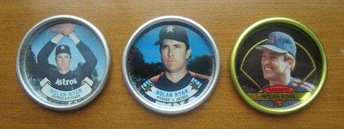 TOPPS BASEBALL COINS NOLAN RYAN LOT OF 3 HOUSTON ASTROS 1987- 1988 ...