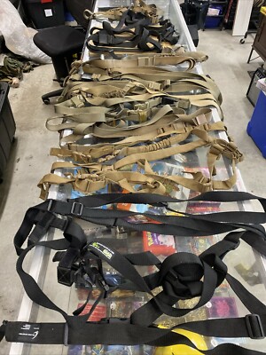 Huge Lot Of Military USMC Rifle Slings Blackhawk, BDS Many Brands 26 ...
