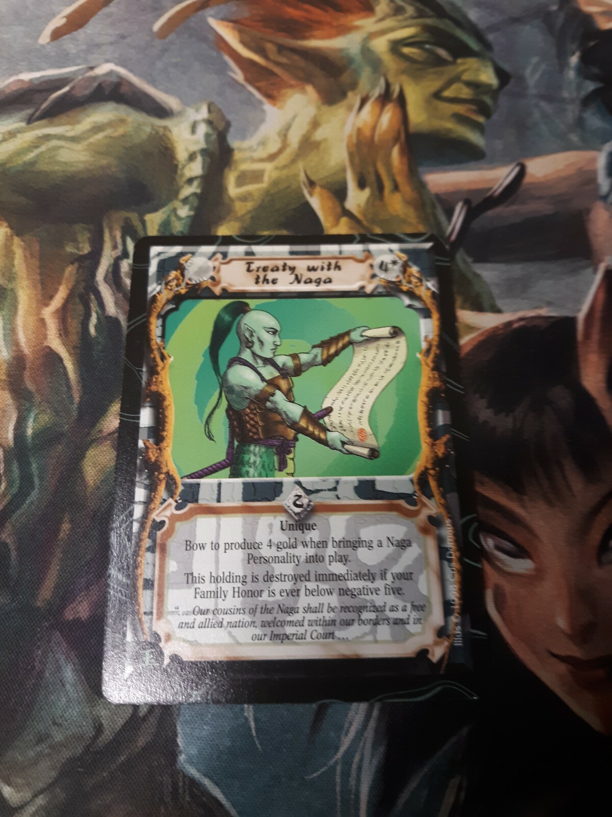 L5R CCG Treaty with the Naga SP-MP Jade Edition | eBay