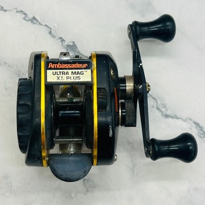 Abu Garcia Ambassadeur Ultra Mag XL Plus Fast Cast Reel Sweden PARTS ...
