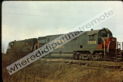 Original Slide Southern Pacific SP 7806 GE B30-7 Proviso ILL 3-14-70 | eBay
