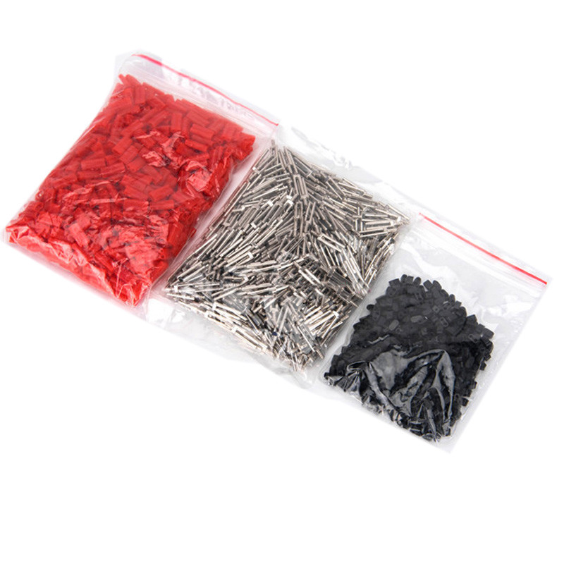 500 Sets Laboratory Double Twin Master Pins With Plastic Sleeves Dental ...