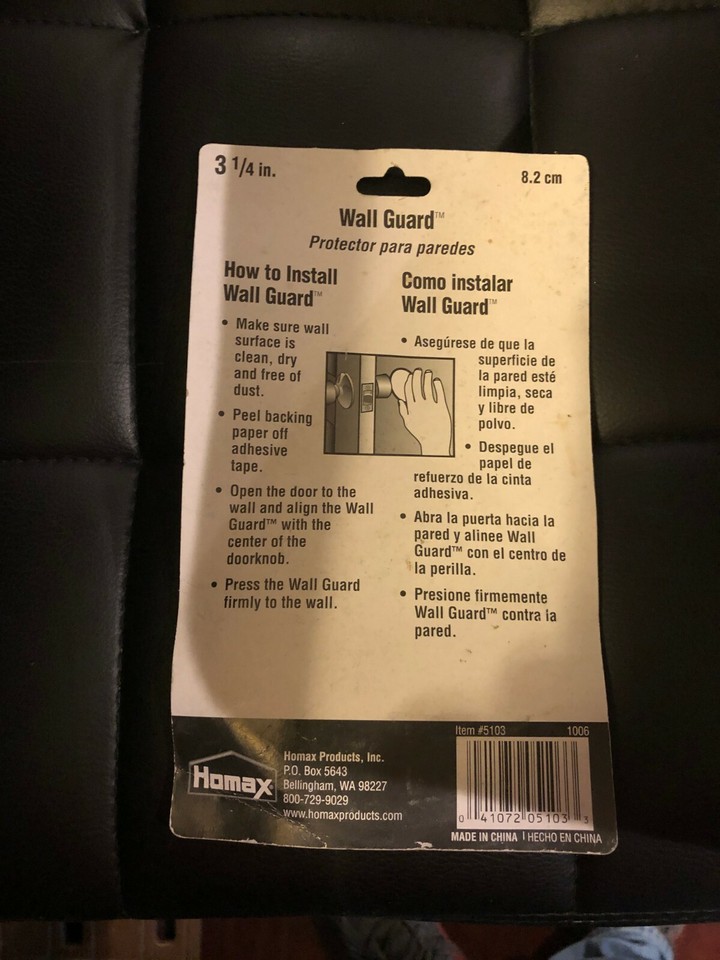 Homax 5103 3-1/4" Wall Guard,No 5103, Homax Products (NEW) #2804 | eBay