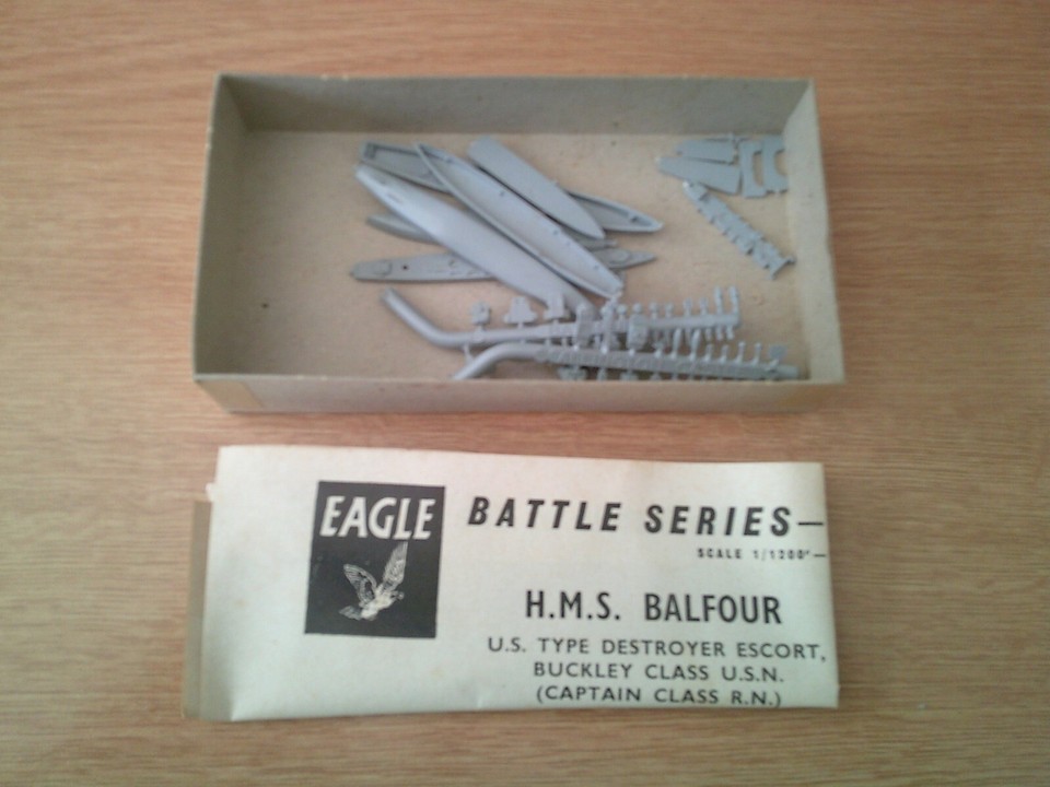 RARE L268 EAGLE Model Kit - HMS Allington Castle & HMS Balfour 1/1200 ...