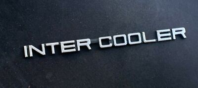 Volvo 240 81-85 Turbo Intercooler Trunk Boot Badge Emblem 242 244 245 ...