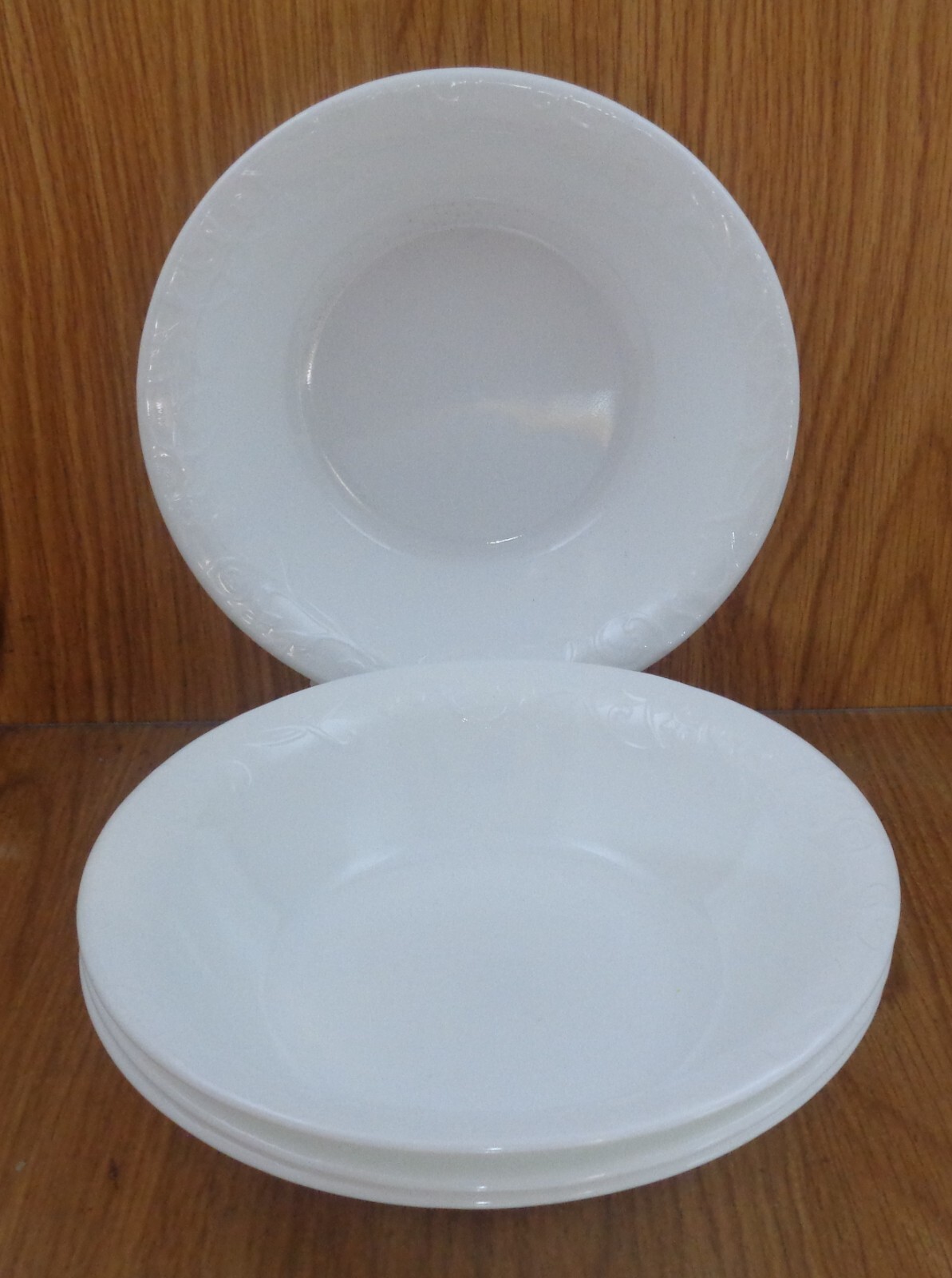 Corelle Studio Collection 7 1/4" MADELINE Embossed Cereal Bowls Set of ...