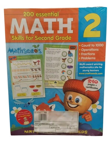 Mathseeds + Reading Eggspress Workbook Bundle/2nd Grade Level/New ...