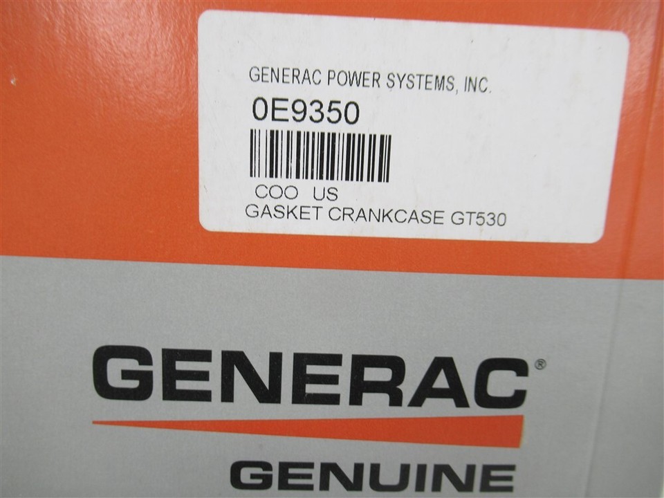 Generac 0E9350 , Crankcase Gasket GT530 | eBay