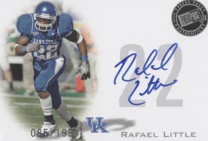 2008 Press Pass - Signings Rafael Little #PPS-RL Silver /199 (AU, RC ...