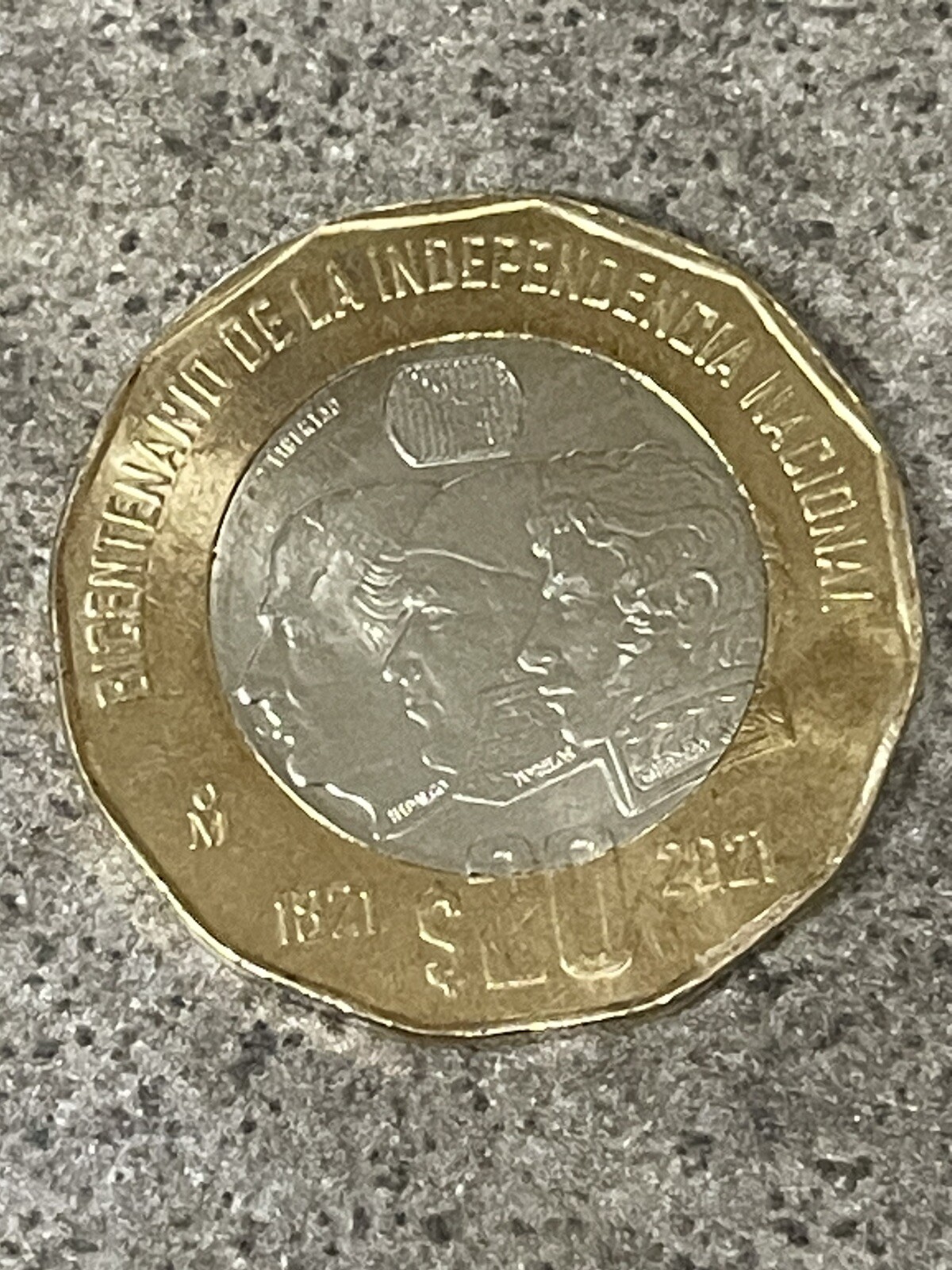 MEXICO 20 PESOS COIN MONEDAS 2021 BICENTENARIO DE LA INDEPENDENCIA ...