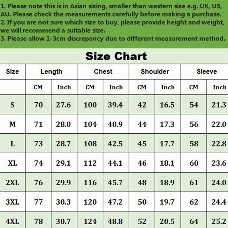 Chinese Shirt Size To Us Asian Size To US Size Conversions: Every Type