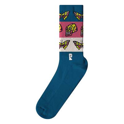 Psockadelic Socks Butterfly Skull 1-Pair | Socke | eBay
