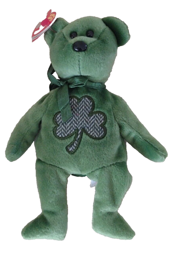 Ty Beanie Babies 2.0 Luckier: St. Patrick's Day green bear clover | eBay