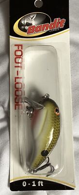 NOS DISCONTINUED Bandit Lures Foot-Loose Tennessee Shad Fishing ...