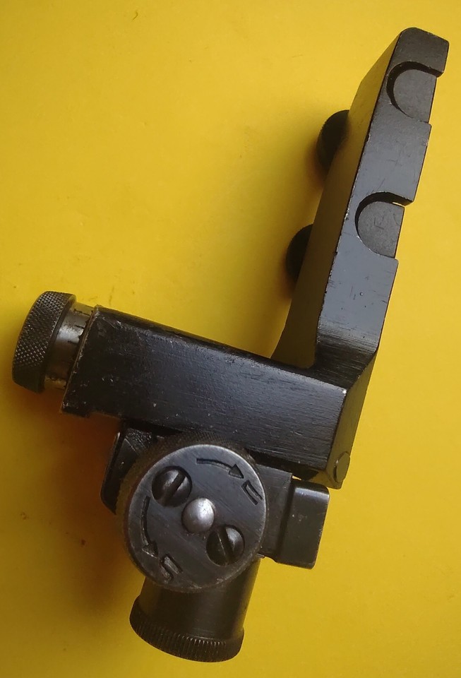 Rear diopter iris aperture receiver micrometer Peep URAL CM sight ...